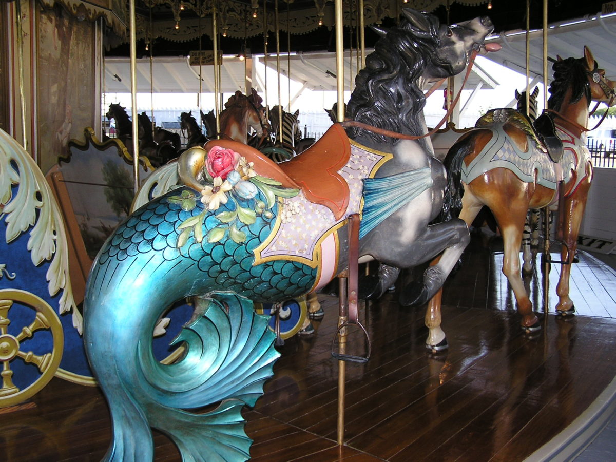 Historic Carousel Rides Philadelphia Toboggan Coasters